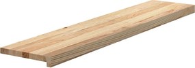 Nášlapy na schody 8 ks neošetřené 120x25x2 cm masivní dub 3282910