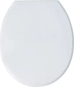 MSV WC prkénko bílé / Plast / Plastové panty / 460 x 370 x 35 mm