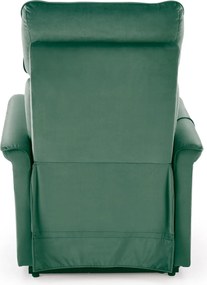 HALMAR SEMIR 2 masážní křeslo tmavě zelené