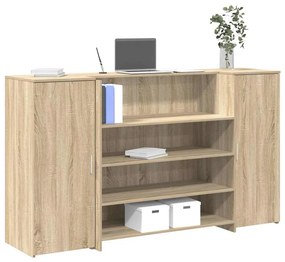 Recepční stůl dub sonoma 180x50x103,5 cm kompozitní dřevo 3324171