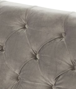 Pohovka Velvet Elite grey,  3-m.
