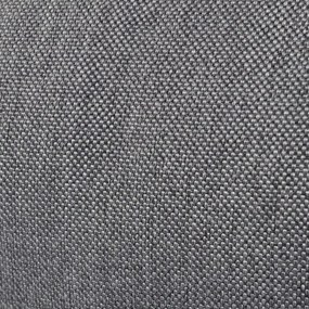 Skládací lenoška na podlahu šedá textil 242397