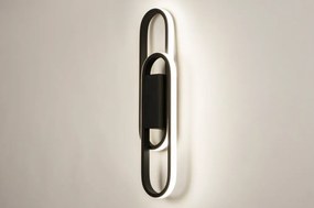 Nástěnné designové LED svítidlo do chodby Aret Duo Black