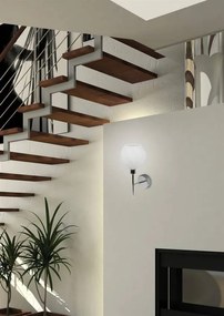 Chromové nástěnné svítidlo Raul pro žárovku E14  - Candellux