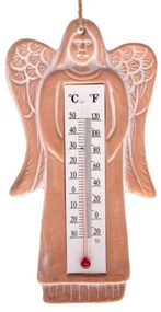Venkovní teploměr keramický anděl 17,5cm