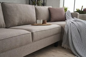 Hanah Home Pohovka KALE krémová pravý roh 825BLC2716