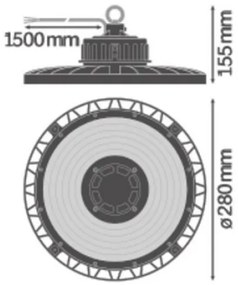 LED svítidlo LEDVANCE High Bay Performance 87W 13000lm 70° 4000K IP65
