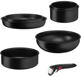Tefal - Sada nádobí 7 ks INGENIO BLACK STONE