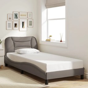 Rám postele bez matrací Hvar taupe 90x200 cm textil 3207748