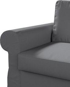Potah na pohovku IKEA Backabro 2-místná, rozkládací barva šedá látka pletený vzor