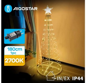 Aigostar B.V. Aigostar-LED Venkovní vánoční dekorace LED/3,6W/31/230V 2700K 180cm IP44 AI0504