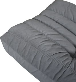 Taburet Nua 86 cm samet šedý