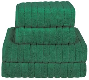Forbyt mikrofroté ručník MIKRO DELUXE, tmavě zelený, 50x95cm