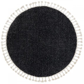 Hans Home | Kusový koberec Berber 9000 grey kruh - 160x160 (průměr) kruh