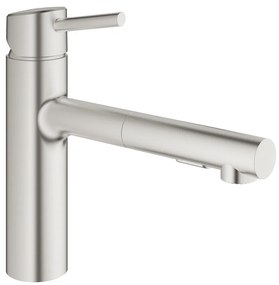 Grohe Concetto - Páková dřezová baterie, supersteel 30273DC1