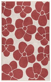 Červený pratelný koberec 80x150 cm Red Meadow – Mila Home