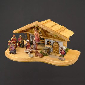 AMADEA Dřevěný betlém BEZ FIGUREK 45 cm