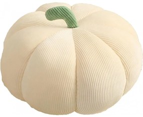 Sedací polštář ve tvaru dýně PUMPKIN 55 cm, krémový