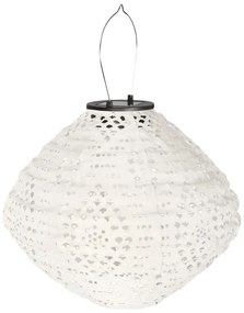 Bílá venkovní solární LED lucerna (výška 22 cm) Harwood – House Nordic
