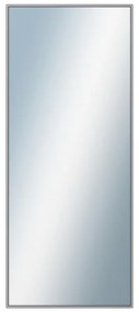 DANTIK - Zarámované zrcadlo - rozměr s rámem cca 50x120 cm z lišty Hliník šedá | P02-006 (7002006)