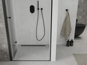 Mexen LIMA sprchové skládací dveře ke sprchovému koutu 120 cm, černá-transparentní, 856-120-000-70-00