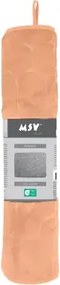 MSV PEBBLES koupelnová předložka 40 x 60 cm broskvová / Polyester, PU
