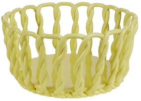 CRAFT Keramický košík 25 cm - žlutá