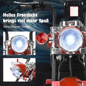 Costway Motocyklový elektrický motocykl ve stylu Chopper Dětský motocyklový