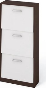 Casarredo - Komfort nábytek Botník 530R1 výklopný, wenge/bílá