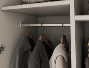 ADRK Furniture Bregma III skříň s nástavcem – otočná ADRK-W-BREG-150-KB