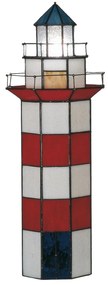 Lampa Tiffany Maják - 21*56 cm 2x E14 / max 25w