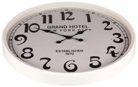 Autronic Hodiny nástěnné kov Grand Hotel, 60 cm