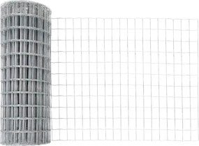 Venkovní euro plot s hroty 25 x 1 m Pozinkovaná ocel Stříbrná 3350762