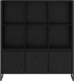 Knihovna 99,5 x 30 x 108 cm Kompozitní dřevo Černý dub 3403022