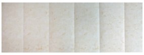 Samolepicí panely na zeď v sadě 6 ks 60x30 cm Cream Onyx – SP TREND
