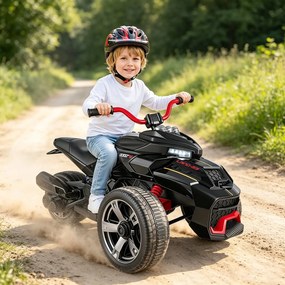 Costway Dětská čtyřkolka elektrická 12 V dětská čtyřkolka s rychlostí 3–7 km/h