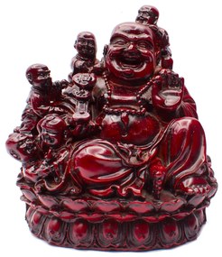 Milujeme Kameny Smějící se Buddha sedící - soška Feng shui