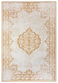 Okrově žluto-bílý venkovní koberec 80x150 cm Cebu – NORTHRUGS