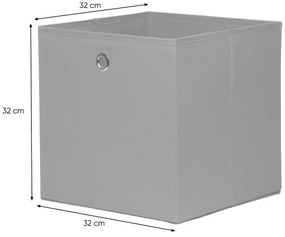 Úložný box Alfa, světle šedý