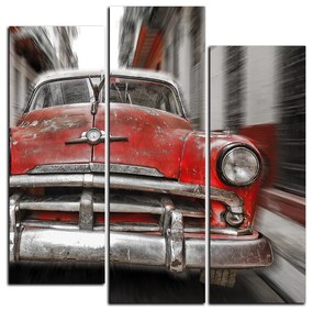 Obraz na plátně - Klasické americké auto - čtverec 3123FC (105x105 cm)