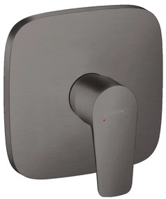 Hansgrohe Talis E, sprchová baterie pod omítku, kartáčovaná černá chromová, 71765340