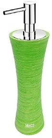 Nimco Atri - Dávkovač na tekuté mýdlo, zelená, chrom/plast AT 5031-70