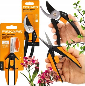 Fiskars nůžkový zahradní nůžky P121 zahradní nůžky SP130 Solid pro rostliny