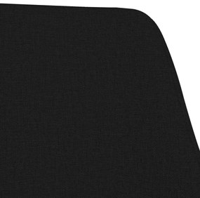 Petromila Otočné jídelní židle 4 ks černé textil