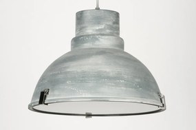 Závěsné industriální retro šedé svítidlo do kuchyně Betonbruin