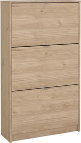 Výklopný botník v dekoru dubu v přírodní barvě 70x124x24 cm Shoes – Tvilum