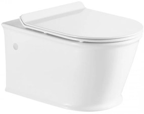 Sapho GALIA závěsná WC mísa, Rimless, 37x55cm, bílá PC081