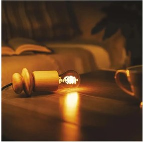EMOS LED žárovka Filament kouřová A60 4,5W E27 Z55311