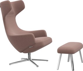 Výprodej Vitra designová křesla Grand Repos & Panchina - látka kat. Dumet (Pale Rose/ Beige)