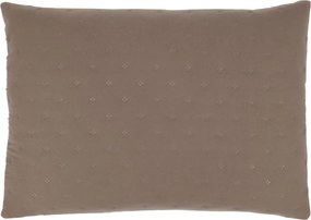 Měkký hnědý povlak na polštář Aix Soft – 70*50 cm